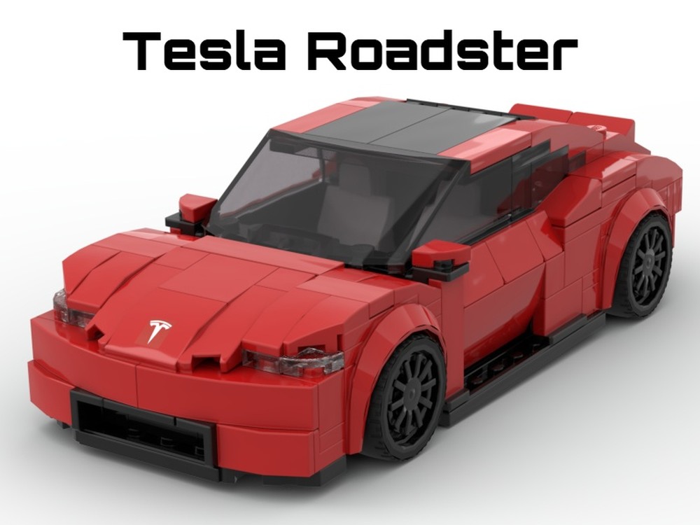 LEGO MOC-231346 Tesla Roadster by JD Brick Co. | Rebrickable - Build ...