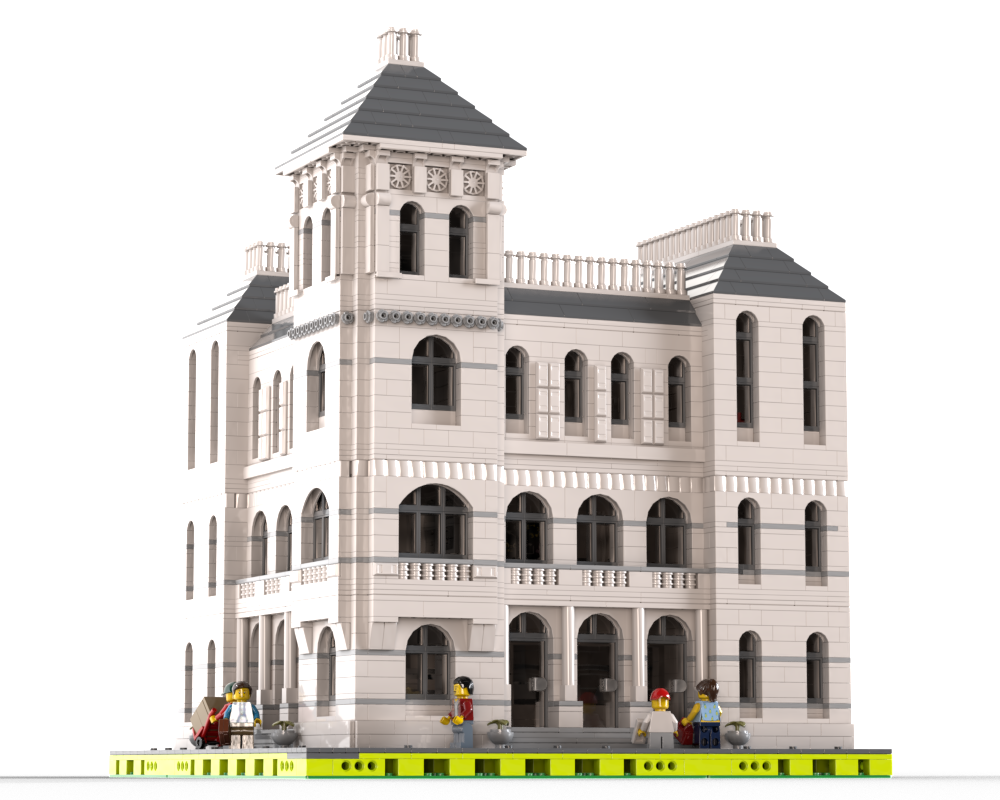 LEGO MOC Old Corner Post Office Modular Building by 603bricks ...