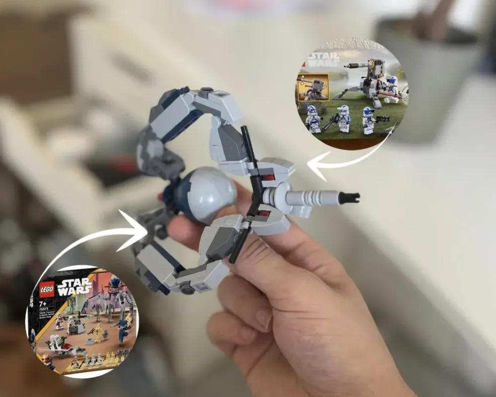 LEGO MOC Tri Fighter Droid - Alternative build by jojobrickz ...