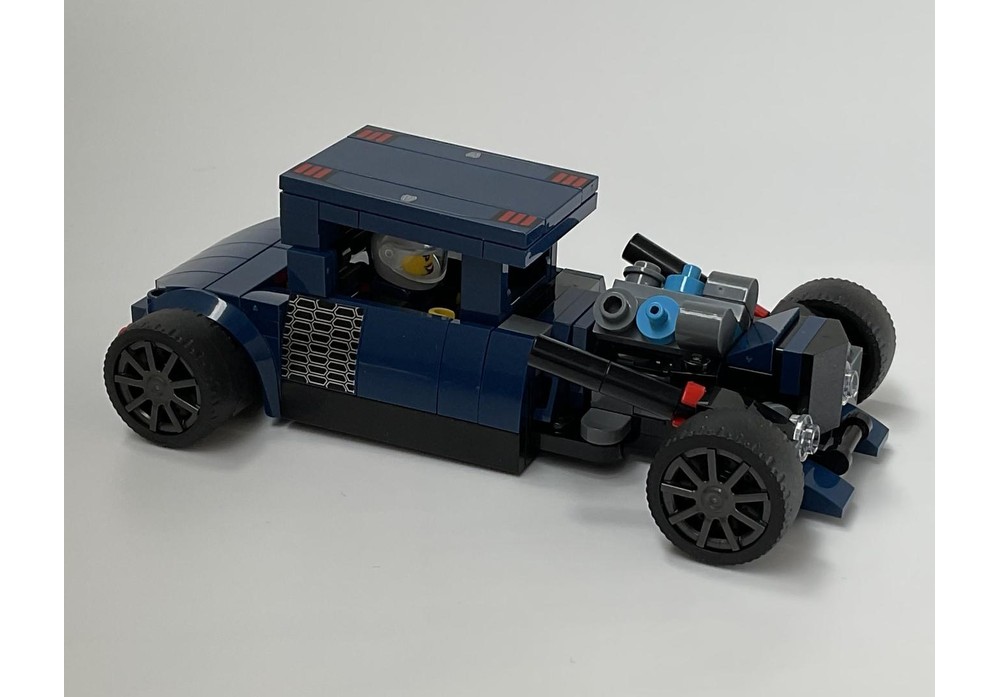 LEGO MOC Hot Rod by AlterBrickDesign | Rebrickable - Build with LEGO