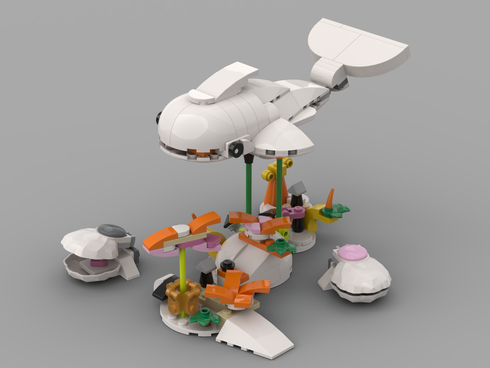 LEGO MOC The Yellow-Striped Rabbitfish by WeHo | Rebrickable - Build ...