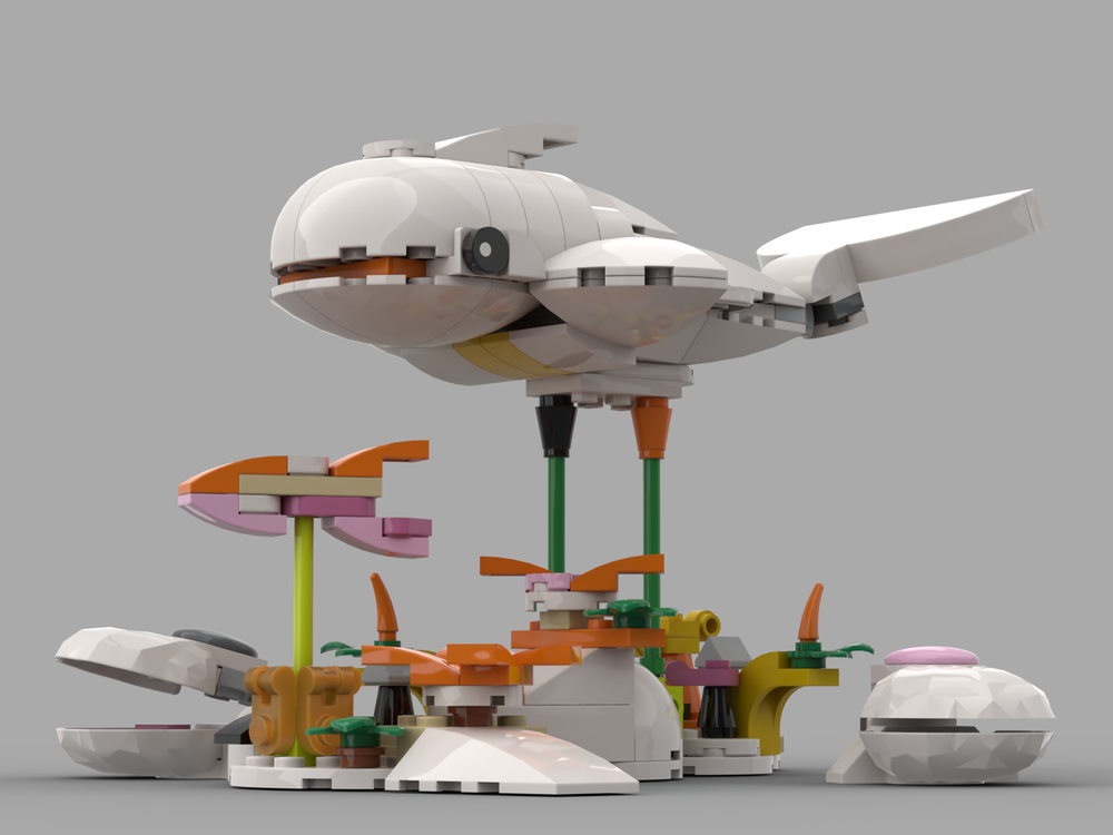 LEGO MOC The Yellow-Striped Rabbitfish by WeHo | Rebrickable - Build ...