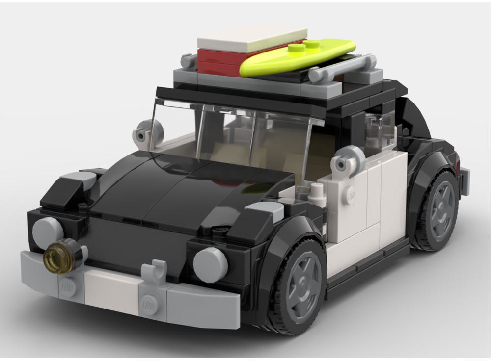 LEGO MOC Volkswagen Beetle 1963 by seteyan | Rebrickable - Build with LEGO