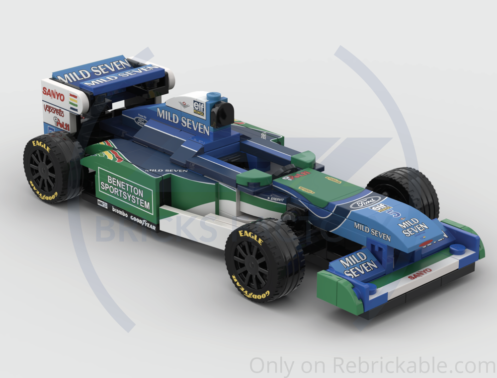 LEGO MOC-231409 Benetton B194 by Pit Lane Bricks Factory | Rebrickable ...