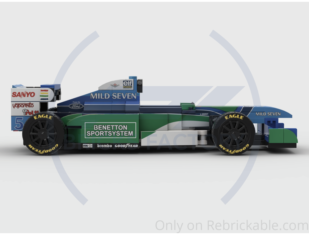 LEGO MOC-231409 Benetton B194 by Pit Lane Bricks Factory | Rebrickable ...