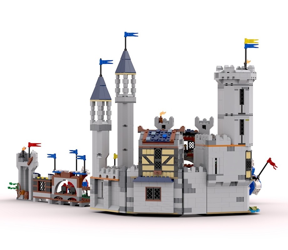 LEGO MOC-231433 Larger Medieval Horse Knight Castle by NimilesBot ...