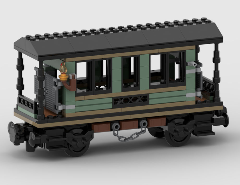 LEGO MOC Haunted Train small passenger car by gijoseph25b | Rebrickable ...
