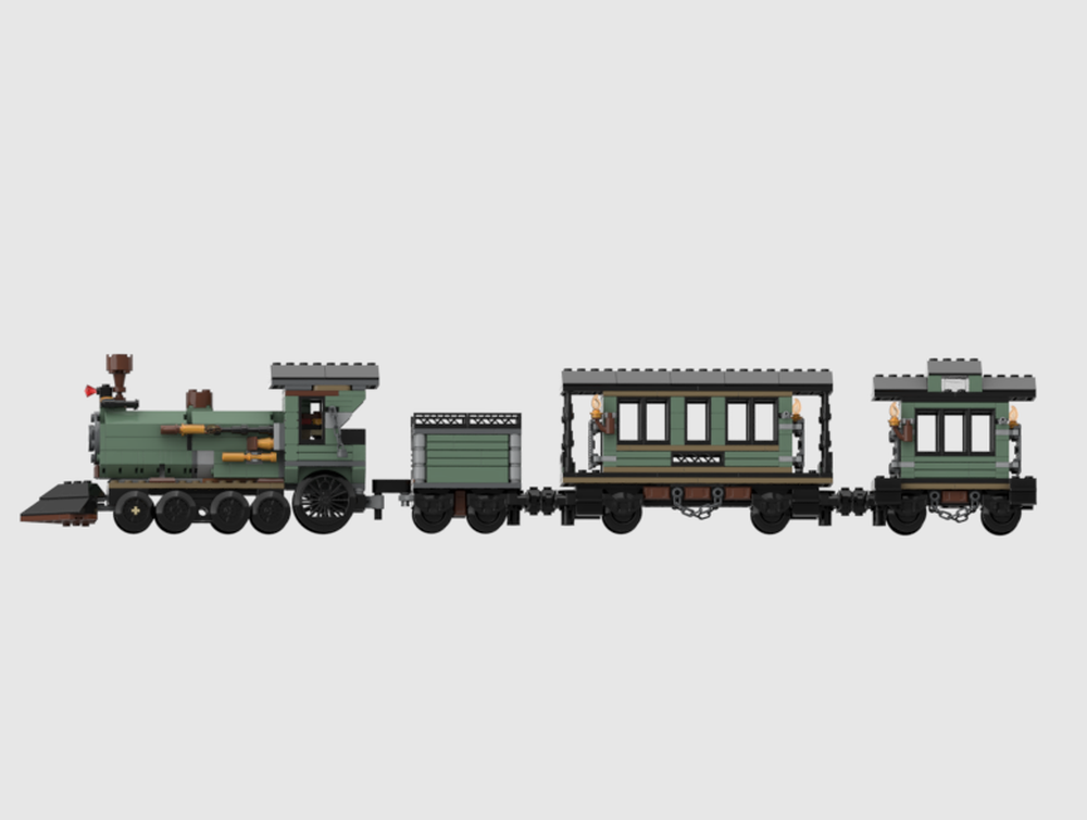 LEGO MOC Haunted Train Version 2 by gijoseph25b | Rebrickable - Build ...