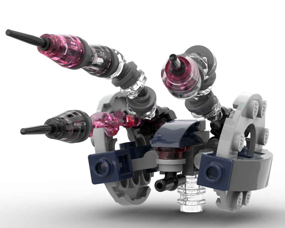 LEGO MOC Micro Hailfire Droid by Buszlyk | Rebrickable - Build with LEGO