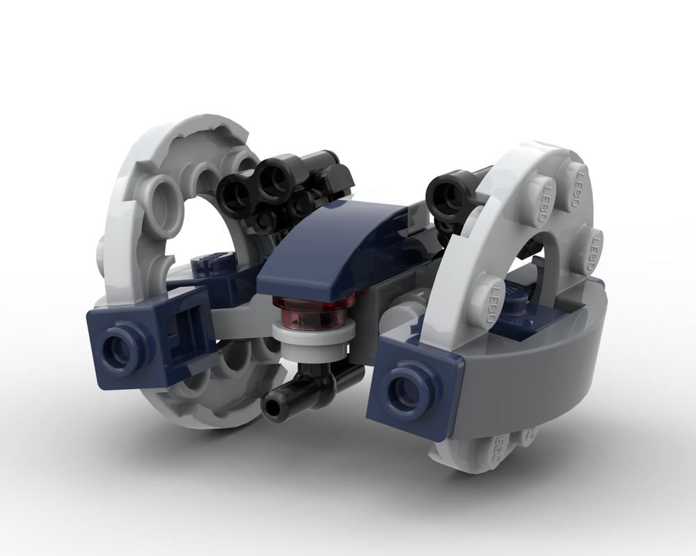 LEGO MOC Micro Hailfire Droid by Buszlyk | Rebrickable - Build with LEGO