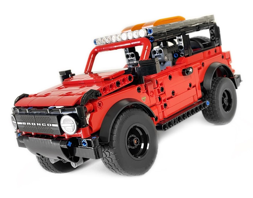 LEGO MOC 42213 Ford Bronco SUV RC MOD for Powered Up & BuWizz Mortors ...