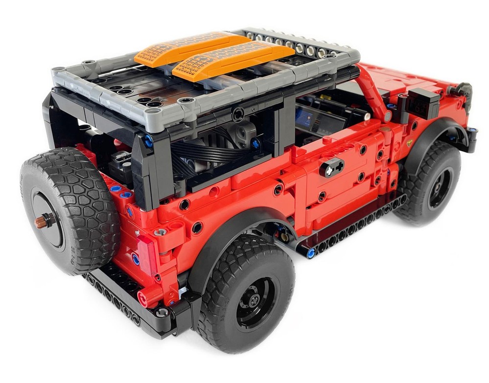 LEGO MOC 42213 Ford Bronco SUV RC MOD for Powered Up & BuWizz Mortors ...