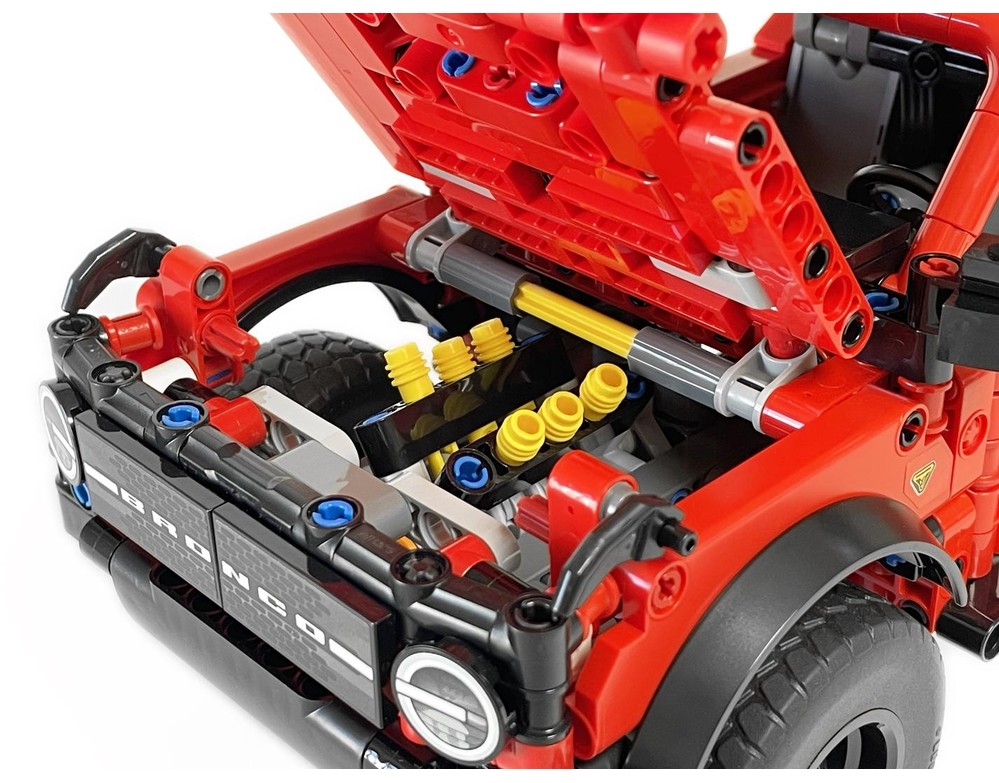 LEGO MOC 42213 Ford Bronco SUV RC MOD for Powered Up & BuWizz Mortors ...
