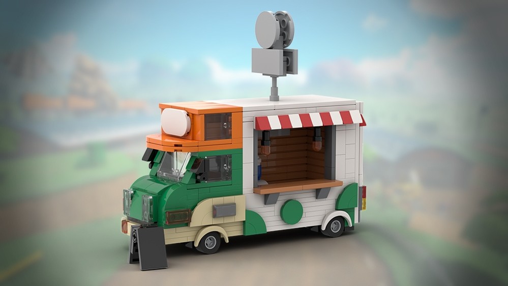 LEGO MOC-231531 Mario Kart World Yoshi's Food Truck by Scott Makes MOCs ...