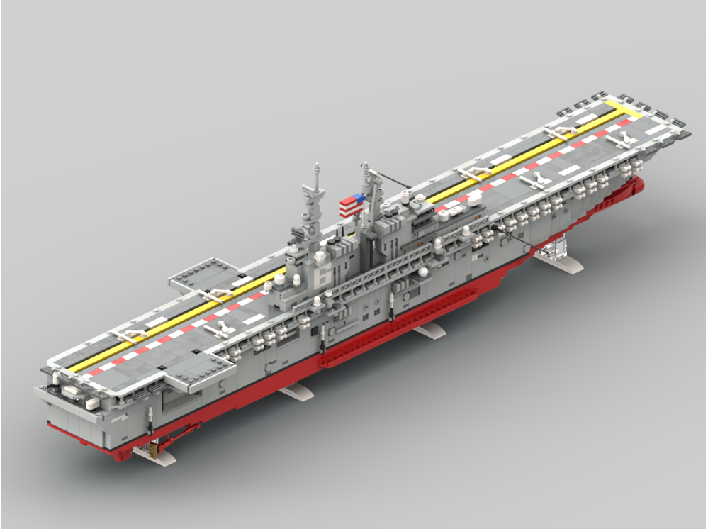 LEGO MOC-231557 USS America LHA-6 by BasicBuilder23 | Rebrickable ...