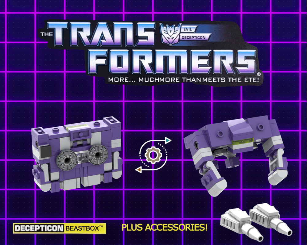 LEGO MOC Lego Transformers Soundwave 10358 Tape Beastbox MOC by ...