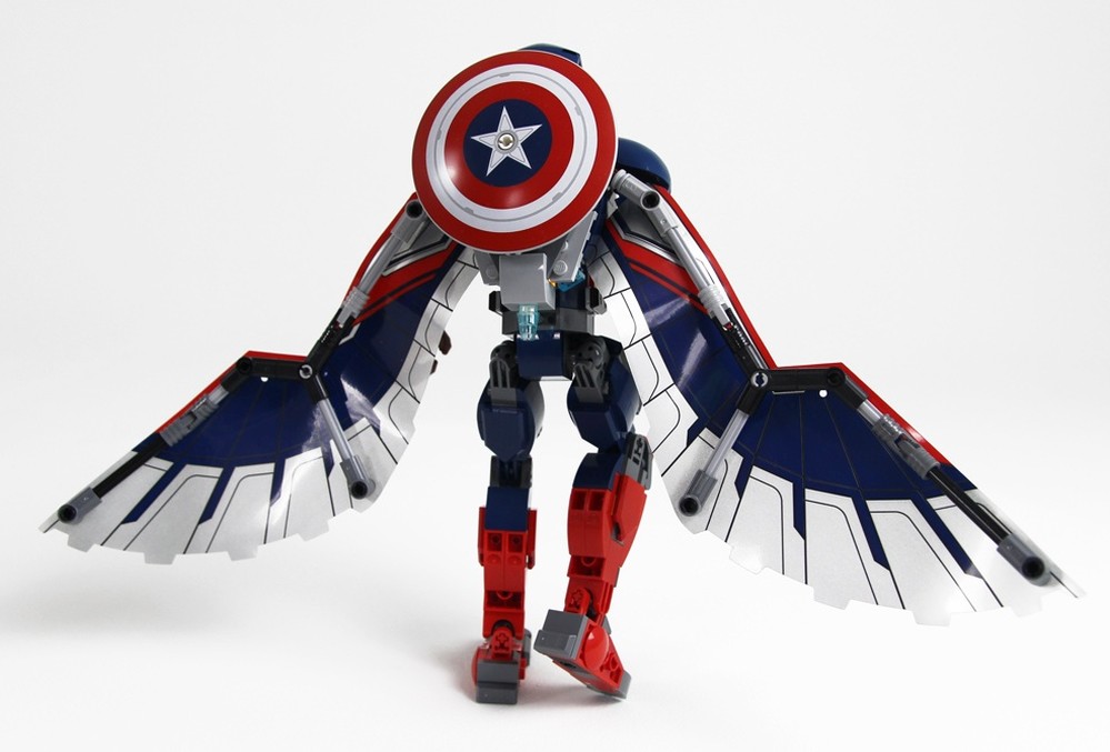 LEGO MOC Captain America Jetpack(s) and poseable wings + figure ...
