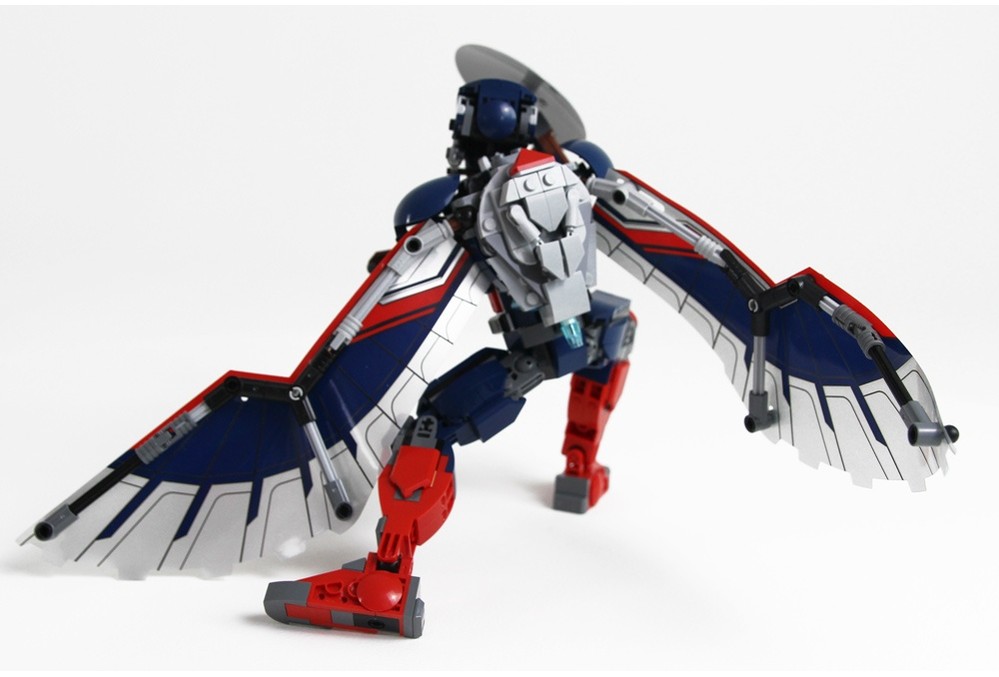 LEGO MOC Captain America Jetpack(s) and poseable wings + figure ...