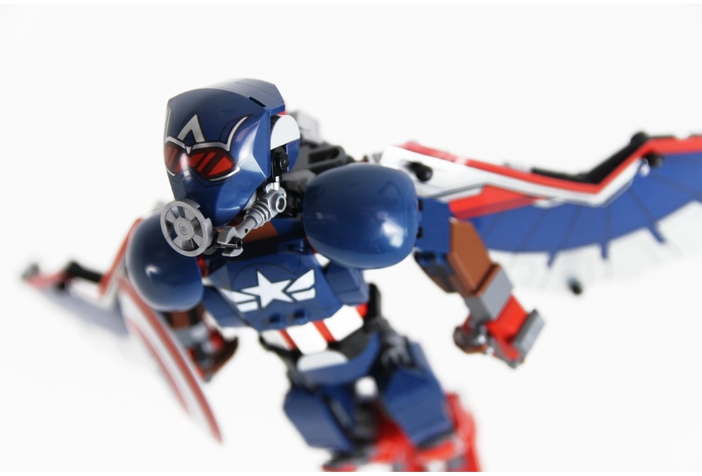 LEGO MOC Captain America Jetpack(s) and poseable wings + figure ...