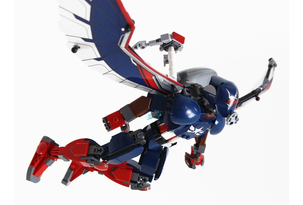 LEGO MOC Captain America Jetpack(s) and poseable wings + figure ...