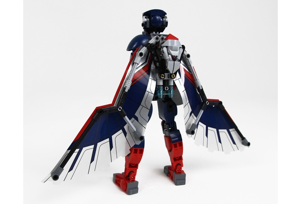LEGO MOC Captain America Jetpack(s) and poseable wings + figure ...