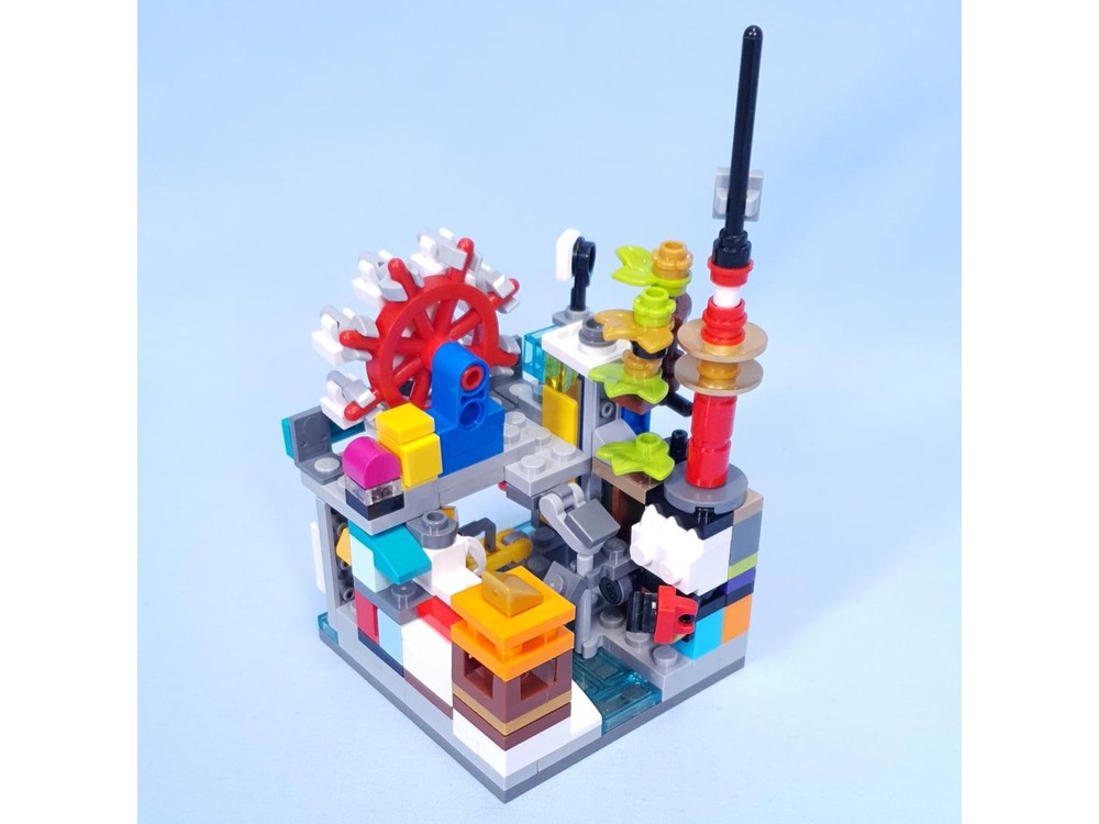 LEGO MOC Mini Ninjago City - Monkey Mall by icedragonj | Rebrickable ...