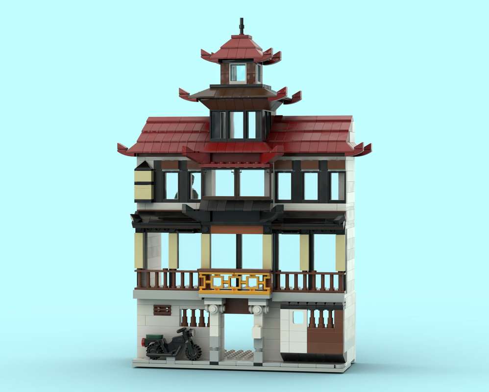 LEGO MOC-231614 Japan Traditional Building - Ryokan (Onsen Inn) by ...