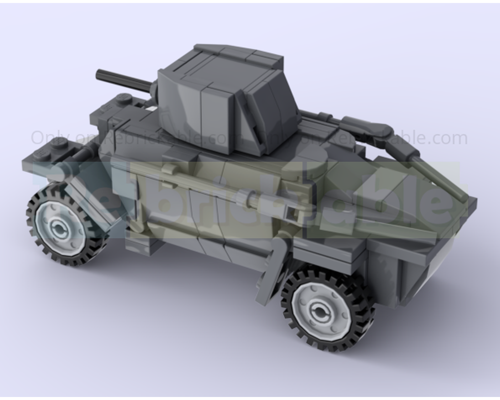 LEGO MOC Hungarian ww2 armoured car 39M Csaba by warbrick.ww2 ...