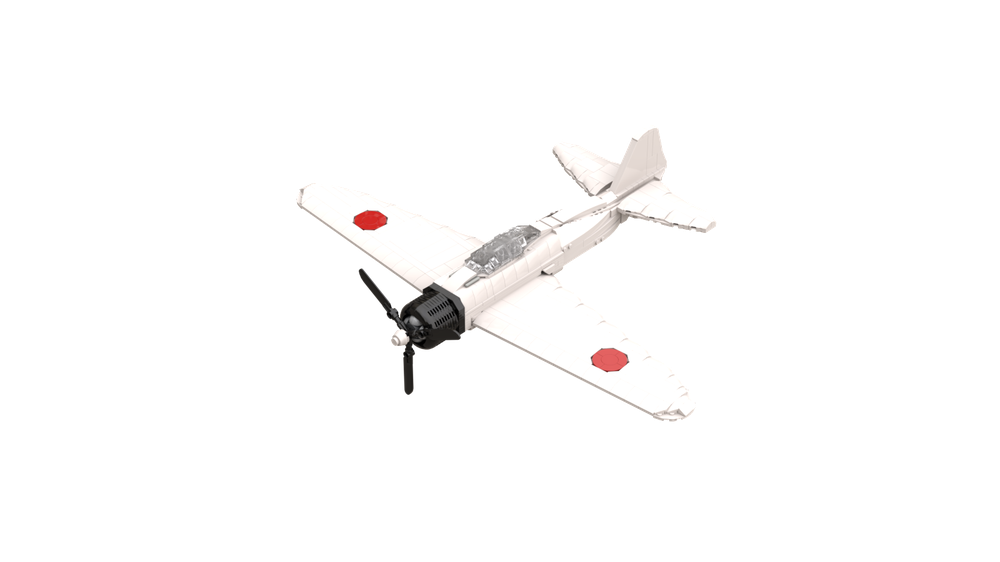 LEGO MOC-231640 ClutchCreations Mitsubishi A6M Zero by ClutchCreations ...