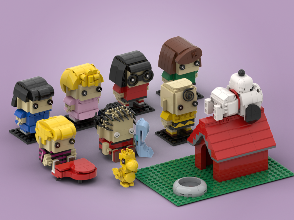 LEGO MOC Peanuts gang (bundle) by abracada_brick | Rebrickable - Build ...