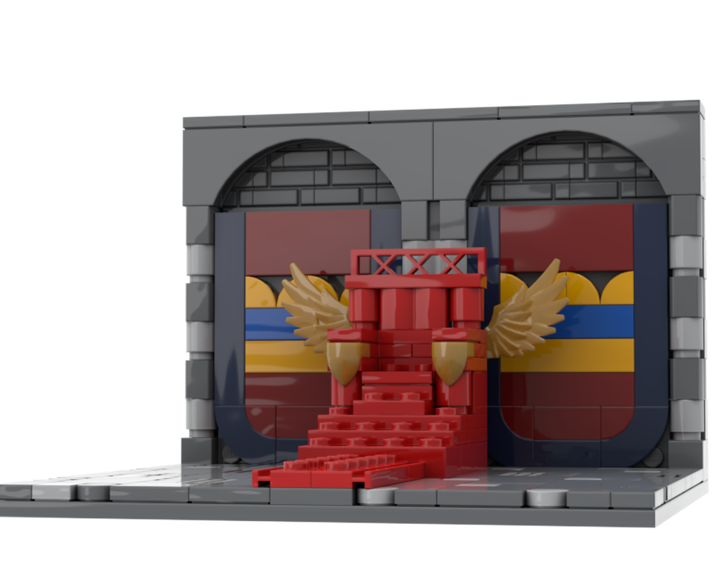 LEGO MOC Throne Room by LegoOri | Rebrickable - Build with LEGO