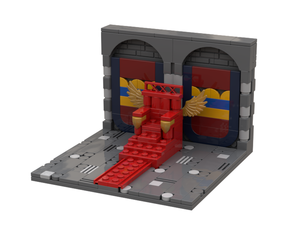 LEGO MOC Throne Room by LegoOri | Rebrickable - Build with LEGO