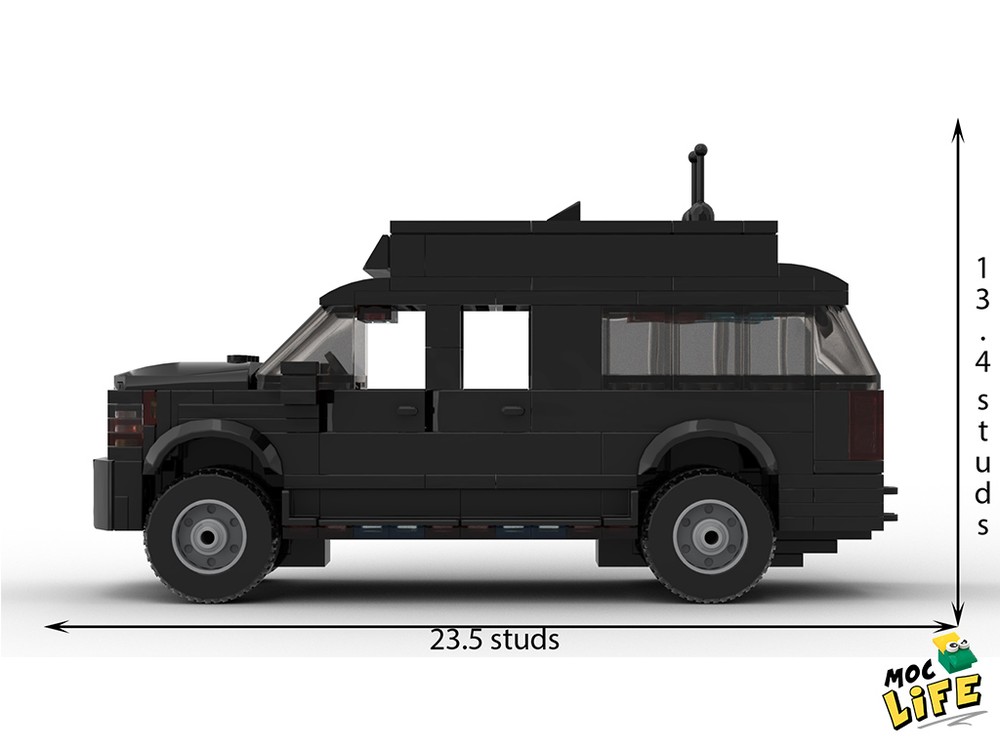 LEGO MOC Chevrolet Suberban armor plate halfback motorcade by MocLife ...
