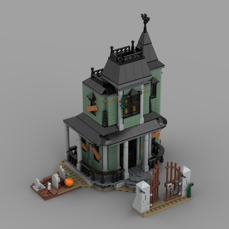 LEGO MOC-231686 Haunted Mansion 31167 Expanded by asgothian ...