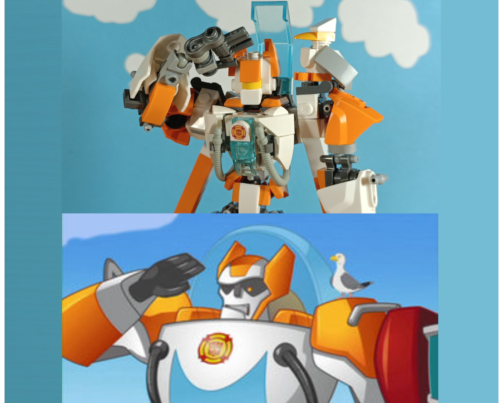LEGO MOC-231691 Blades from Transformers Rescue Bots (robot mode) by ...