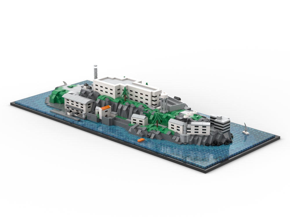 LEGO MOC Alcatraz Island by MilanLego123 | Rebrickable - Build with LEGO