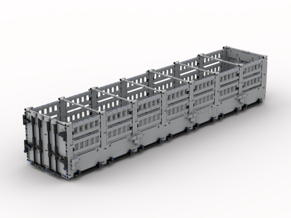 LEGO MOC-231698 Fence carriage by Qiyue1992 | Rebrickable - Build with LEGO