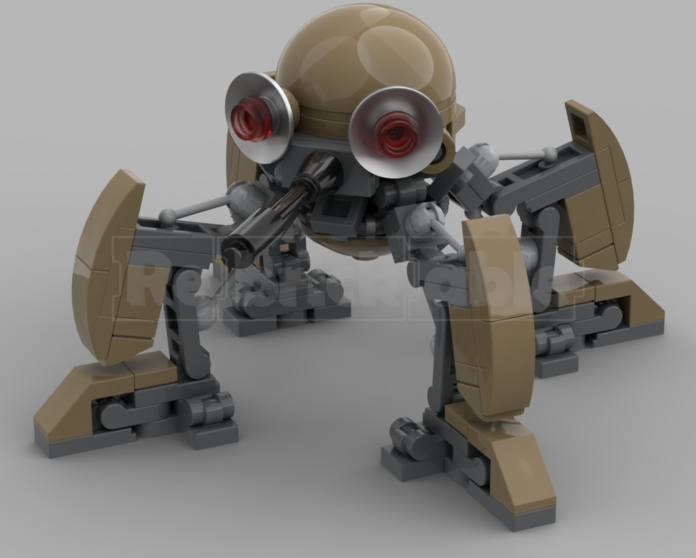 LEGO MOC-231707 DSD1 Dwarf Spider Droid Minifigure Scale by ...