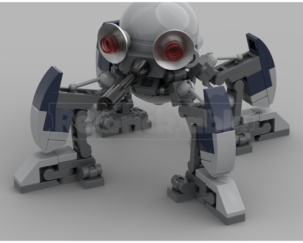 LEGO MOC DSD1 Dwarf Spider Droid Minifigure Scale by PhthaloBricks | Rebrickable - Build with LEGO