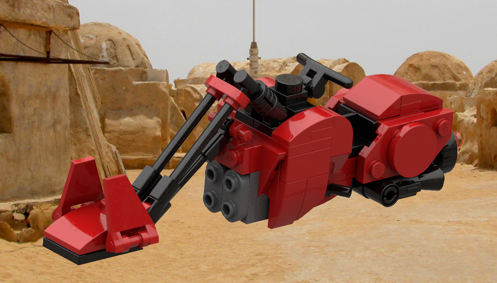Lego Moc Mobquet Flare S Swoop By Moppo Rebrickable Build With Lego