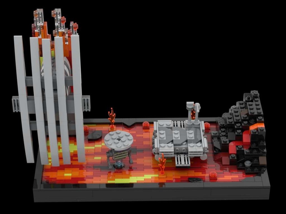 LEGO MOC Mustafar Battle MOC INSTRUCTIONS by NewEmpireBricks ...