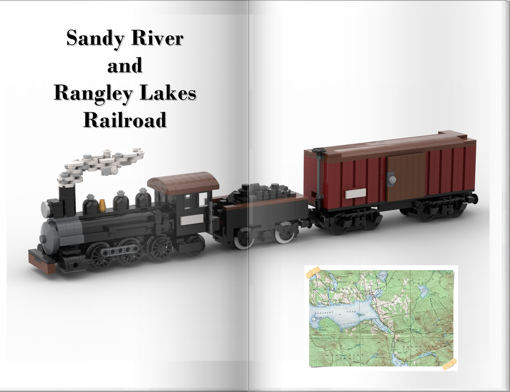 LEGO MOC Sandy River and Rangley Lakes Baldwin 0-6-2 by mDaro ...
