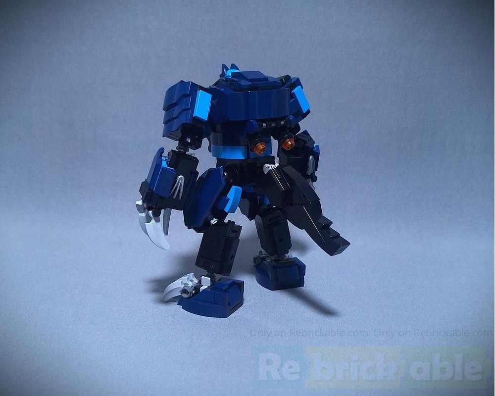 LEGO MOC-231736 Wolf Mask Claw Warrior Mech v2.0 by Mechalaro ...