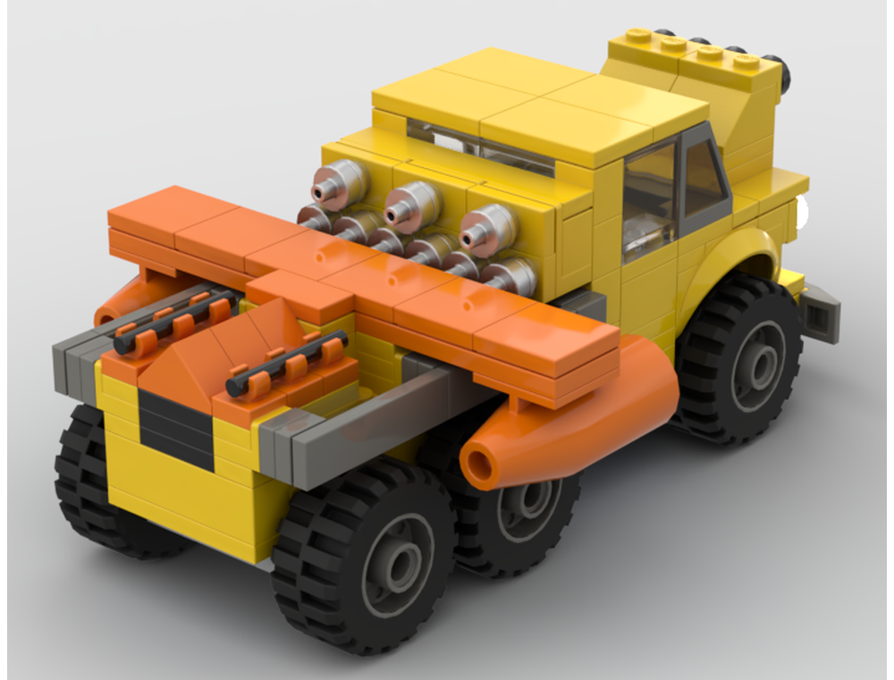LEGO MOC ANK MK38 Drag Mod by Misser | Rebrickable - Build with LEGO