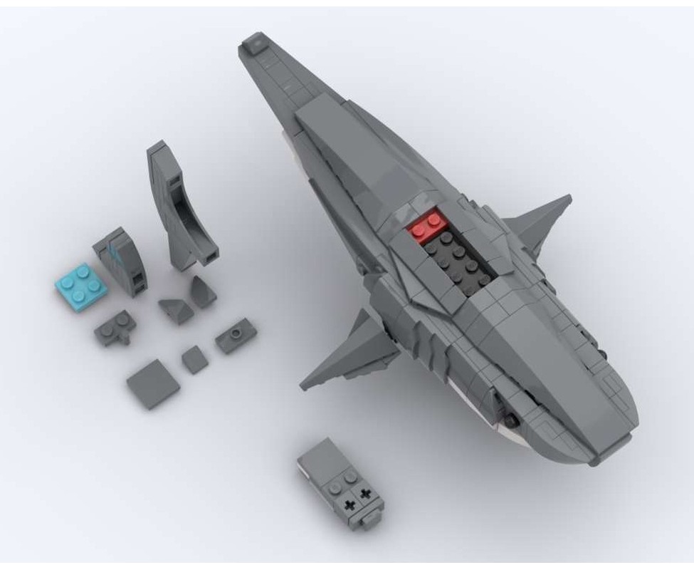 LEGO MOC-231774 JAWS Digital Poster by SB-22 Designs | Rebrickable ...
