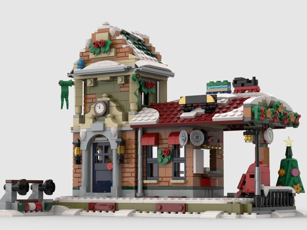 LEGO MOC 10308 Little Station by Little_Thomas | Rebrickable - Build ...