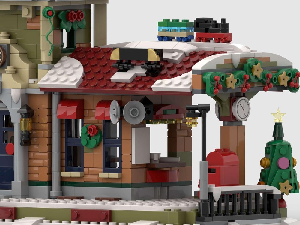 LEGO MOC 10308 Little Station by Little_Thomas | Rebrickable - Build ...