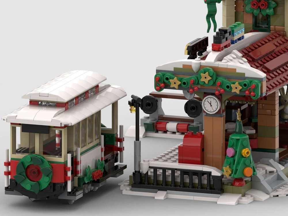 LEGO MOC 10308 Little Station by Little_Thomas | Rebrickable - Build ...