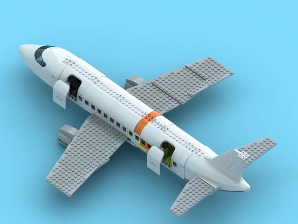 LEGO MOC boeing 777 emirates livery-lime by airbus330 | Rebrickable ...