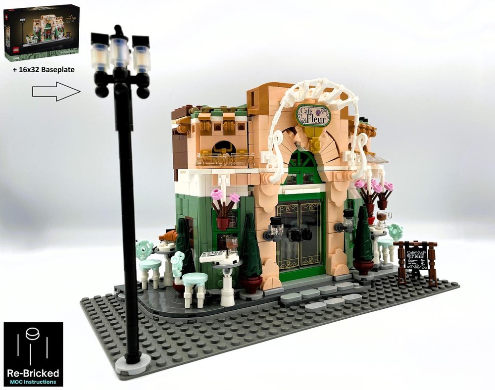 LEGO MOC Cafe Fleur Modular Alternate build of 10362 by re-bricked ...